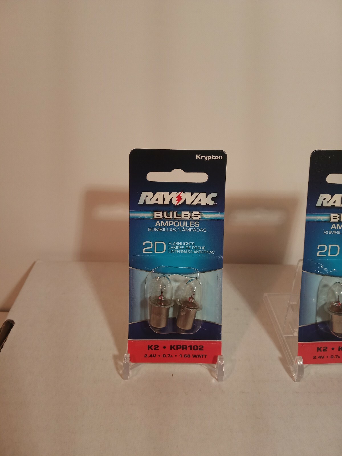 Lot Of 6 Rayovac Krypton Bulbs- Flashlight Bulbs K2-2 KPR102 New ...