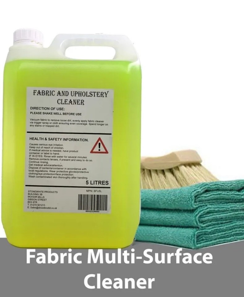 Car Upholstery Fabric Shampoo Carpet Cleaner Interior Stain Remover 5L ...
