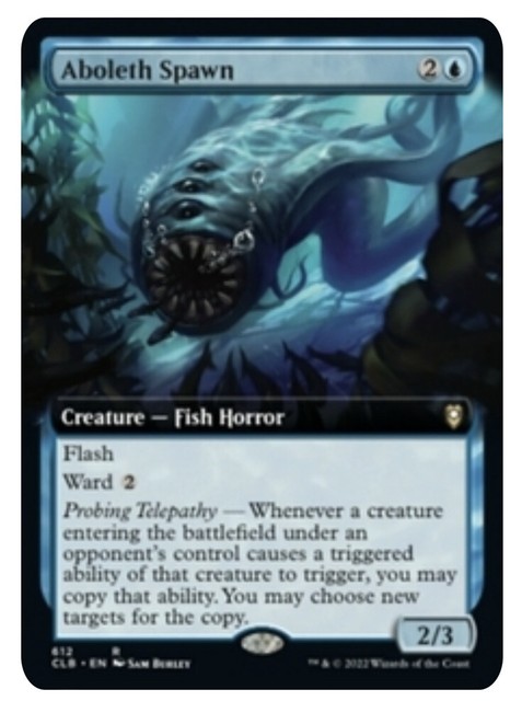 MTG Aboleth Spawn Commander Deck: Commander Legends: Battle for Baldur ...