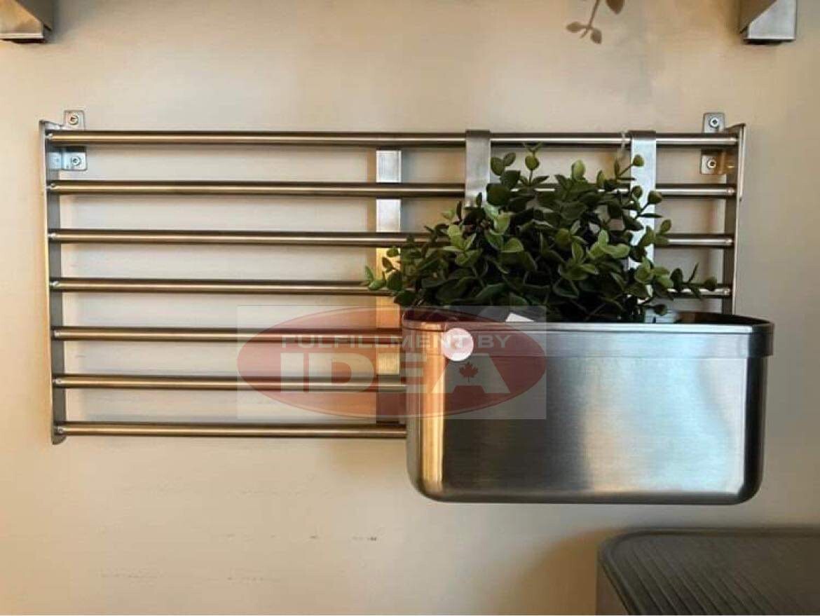 Brand New IKEA KUNGSFORS Stainless Steel Wall Rack 803.349.19 | eBay