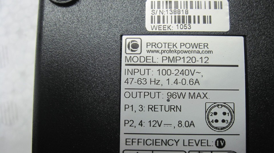 PMP120-12 PROTEK POWER AC ADAPT. | eBay