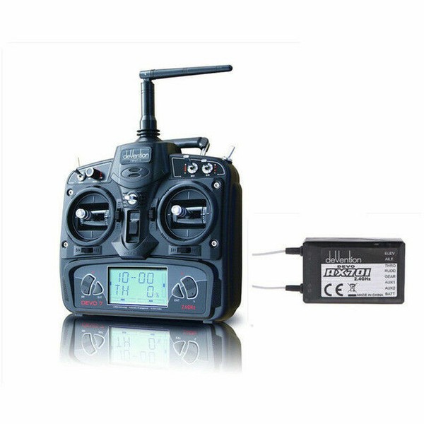 Walkera Devo 7 Devention 2.4ghz Transmitter 7ch With Rx701 Receiver for sale online | eBay