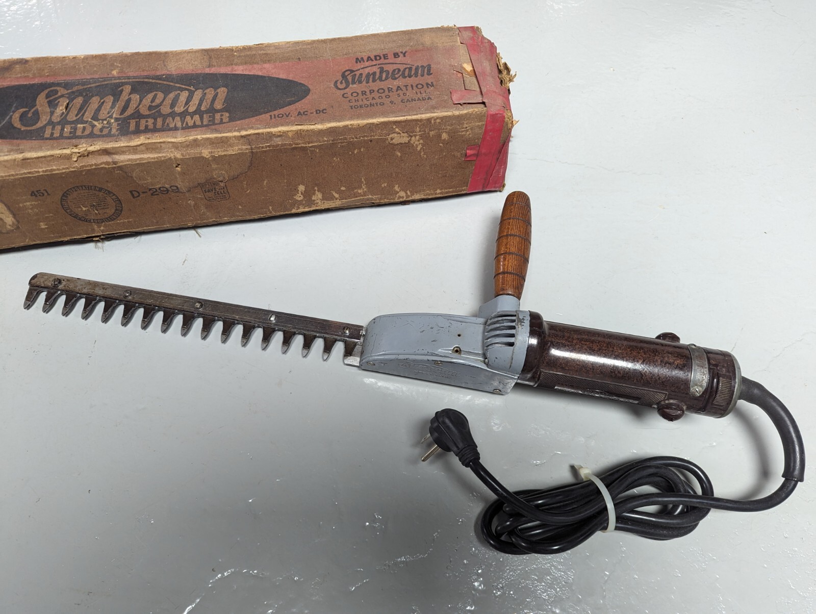 vintage SUNBEAM Hedge Clippers Trimmers Shears | eBay