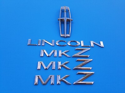 06 07 08 09 LINCOLN MKZ SIDE REAR CHROME EMBLEM LOGO BADGE SYMBOL SET ...