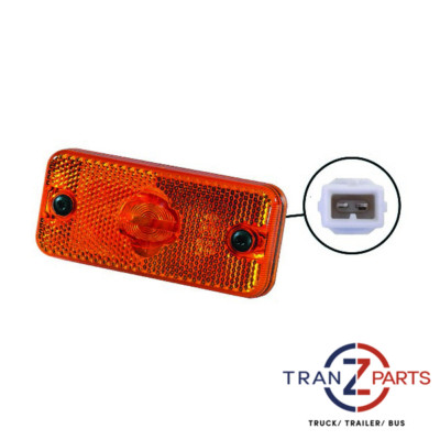 FITS RENAULT MIDLUM AMBER SIDE MARKER LIGHT BULB TYPE TRUCK HGV LORRY ...