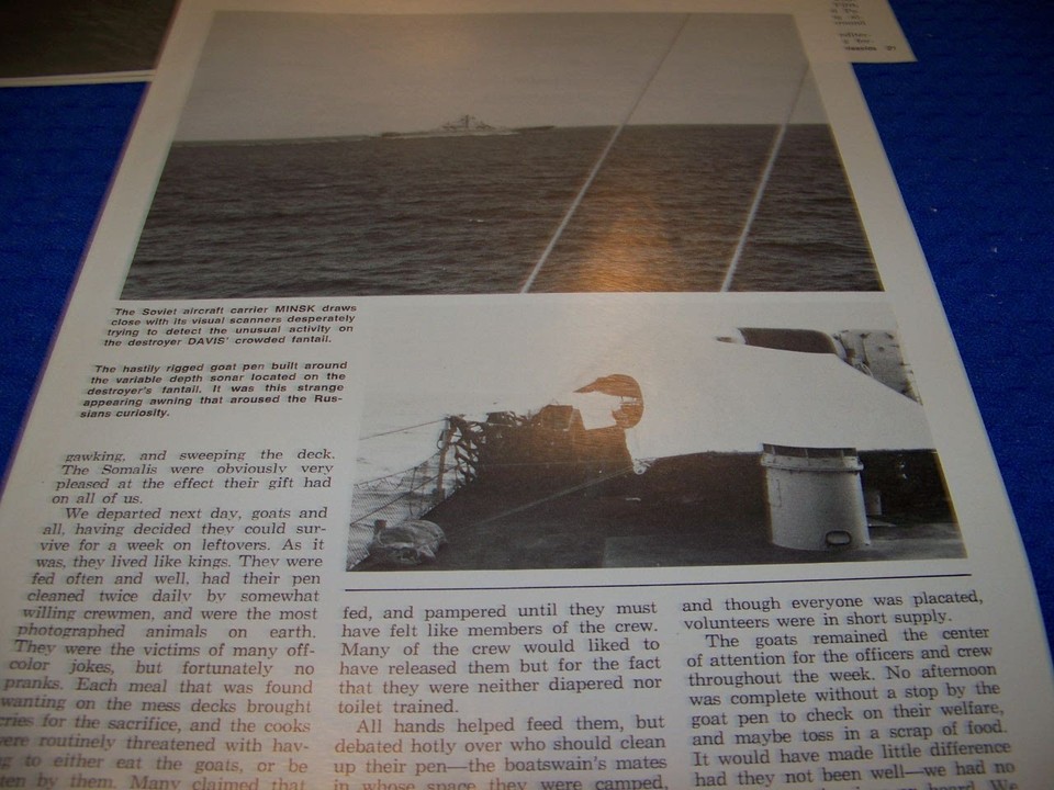 WHITE ENSIGN & USS DAVIS & M/S HOLIDAY CRUISE SHIP..HISTORY/PHOTOS ...