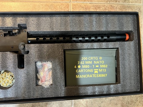 Red Wolf Airsoft M1919 Brand New In Box With Tripod And All Accessories | eBay