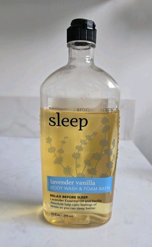 Bath & Body Works Aromatherapy Lavender Vanilla Sleep Body Wash &Foam ...