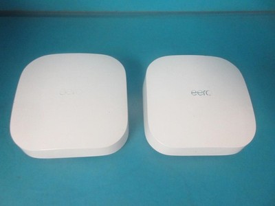 LOT OF 2 EERO PRO 6 FRONTIER ISP MESH WIFI 6 ROUTER TRI-BAND MEDIACOM ...