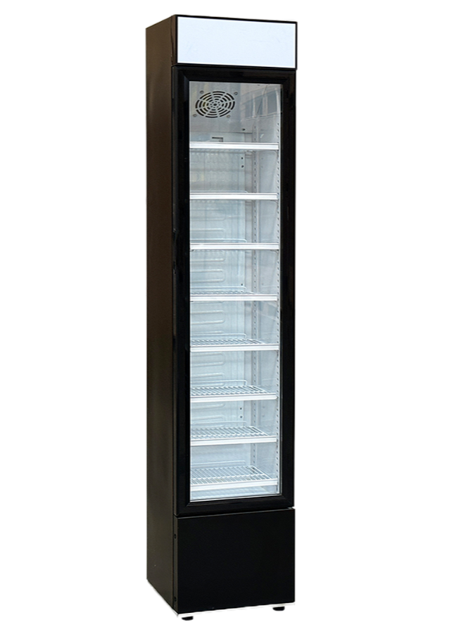 NSF 14" Single Glass Door Merchandiser Beverage Refrigerator Display ...