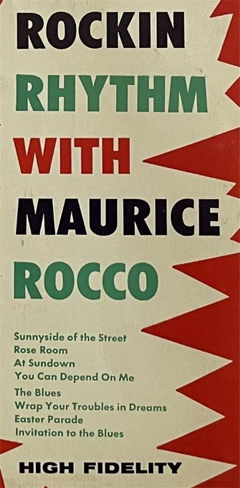 Rockin Rhythm with Maurice Rocco 10" LP Allegro Boogie Woogie Jazz vg++ ...