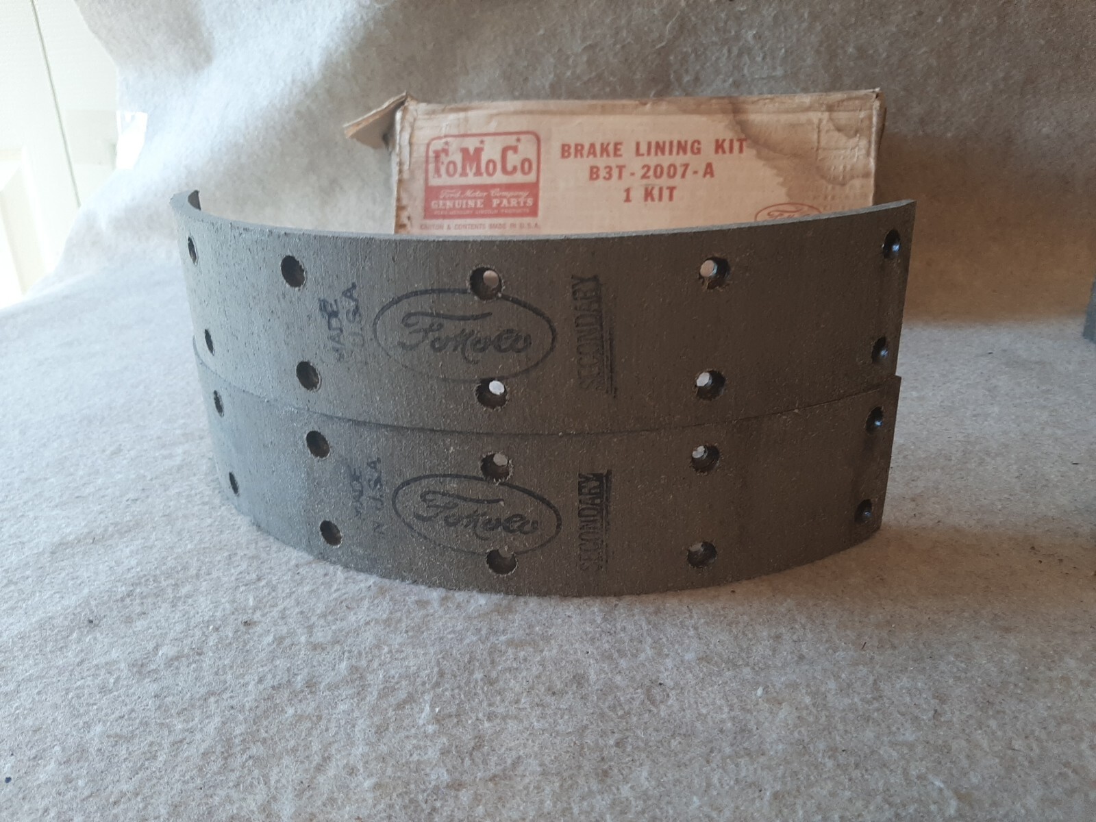 Vintage Ford Motor Company FoMoCo Genuine Parts NOS Brake Lining Kit # ...