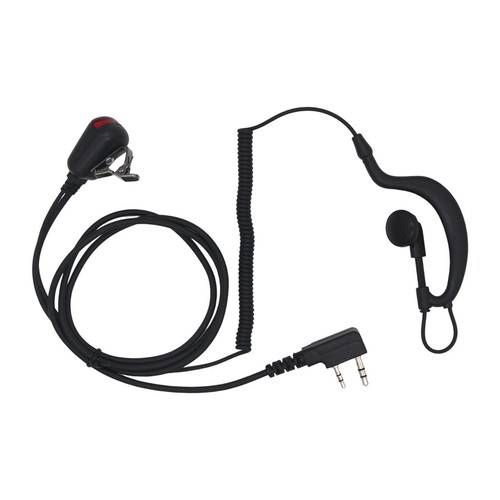 Acoustic Tube in Ear Earpiece for Two Way Radio with LED Lights ...