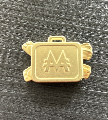 Monopoly Surprise Community Chest Gold Suitcase / Briefcase Token Game ...