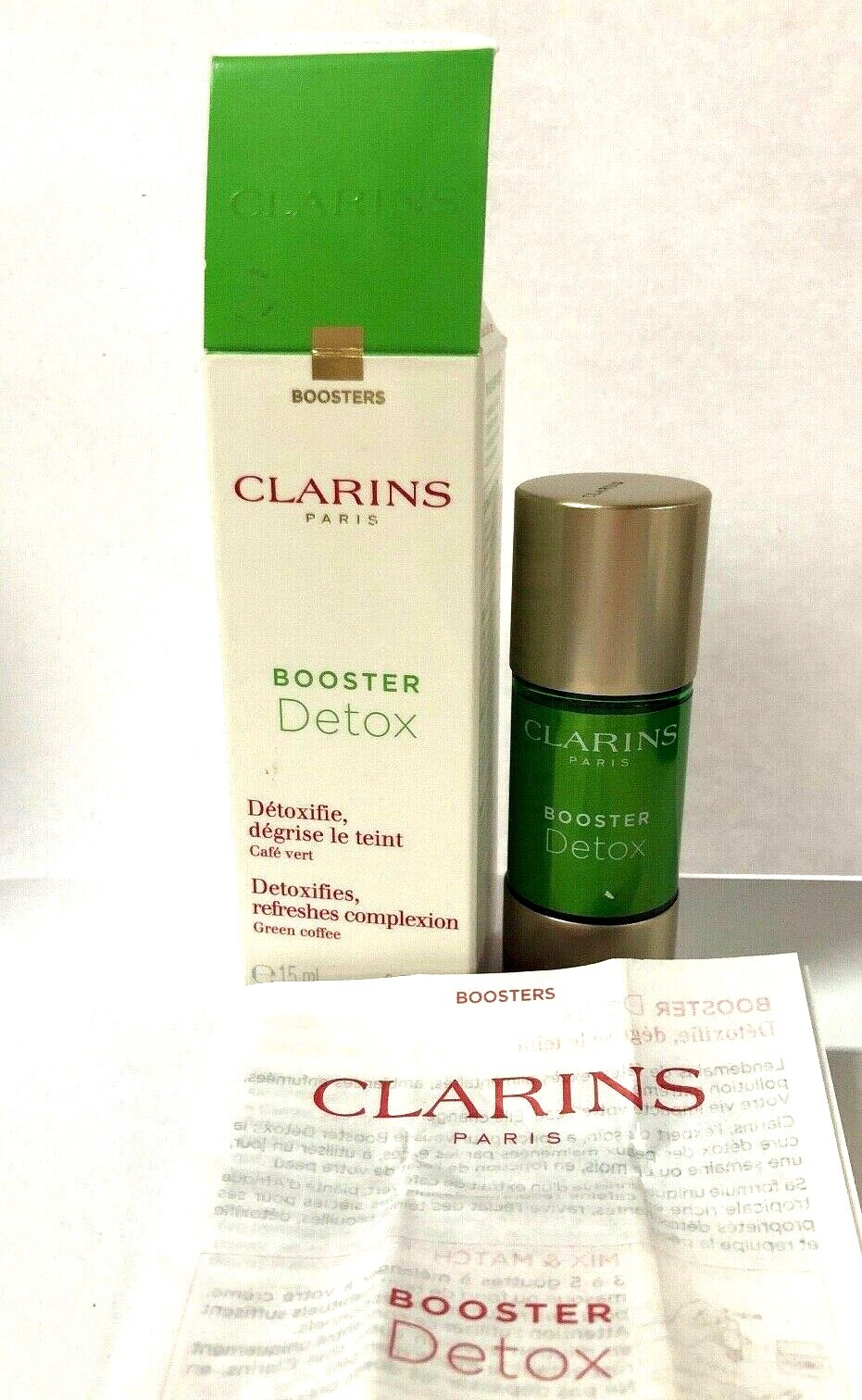 Clarins Booster Detox Serum-Refresh & Detoxify Complexion w/Green ...