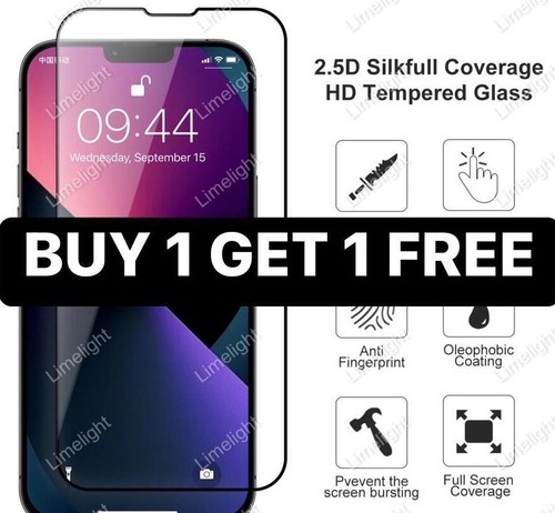 iPhone Glass Screen Protector For iPhone 11 12 13 14 Pro Max Mini X XR ...