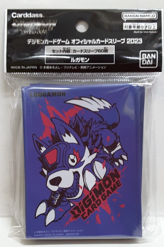 DIGIMON CARD GAME OFFICIAL CARD SLEEVE 2023 Loogamon 60pcs 66mm X 92 mm ...