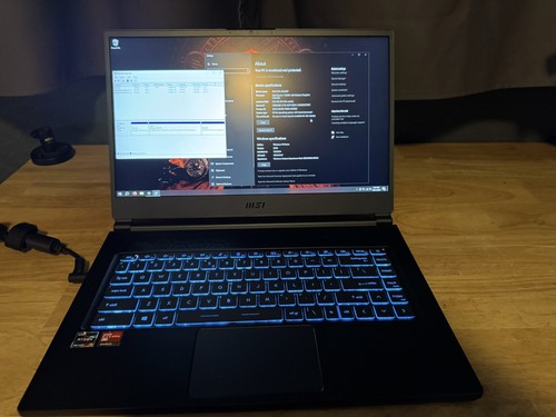 MSI Delta 15.6" FHD Gaming Laptop PC (Ryzen R7-5800 Radeon RX6700M 1TB ...