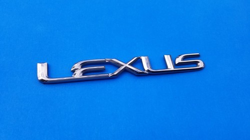97 98 99 00 01 LEXUS ES300 REAR GATE LID CHROME EMBLEM BADGE SYMBOL ...