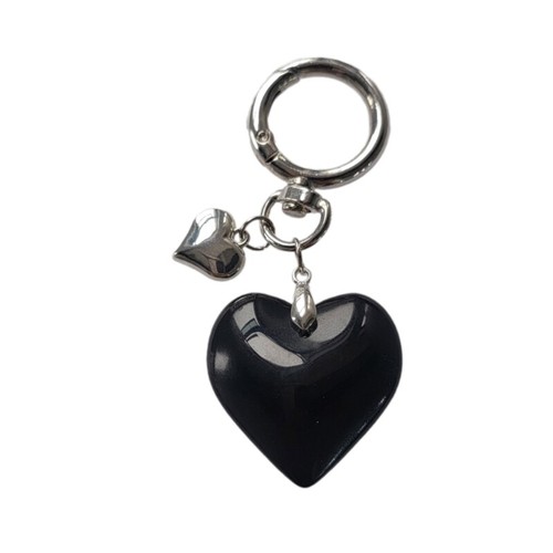 Eye Catching Heart Pendant Keyring Bag Ornament Handcrafted Accessory ...
