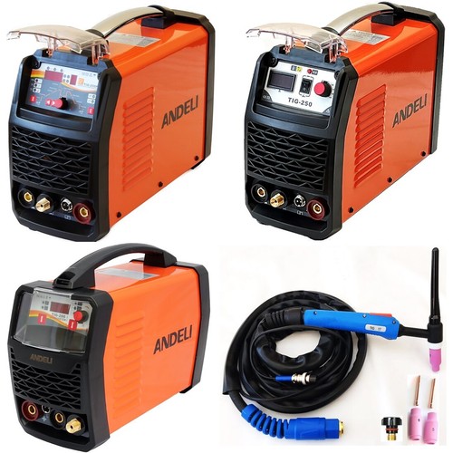 ANDELI DC Inverter TIG/MMA Welder 200A 250A, Pulse TIG 250A Welding ...