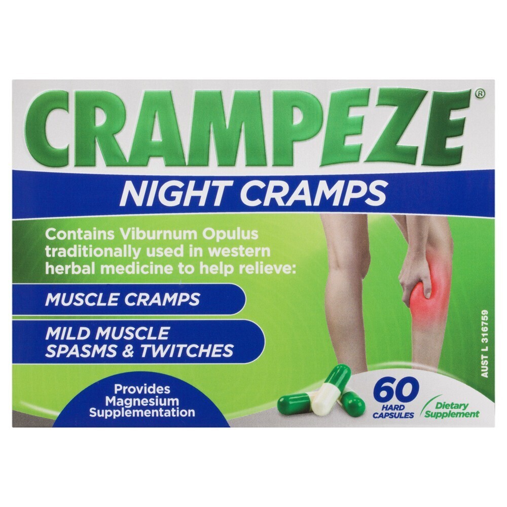 Crampeze Night Cramps 60 Capsules | eBay