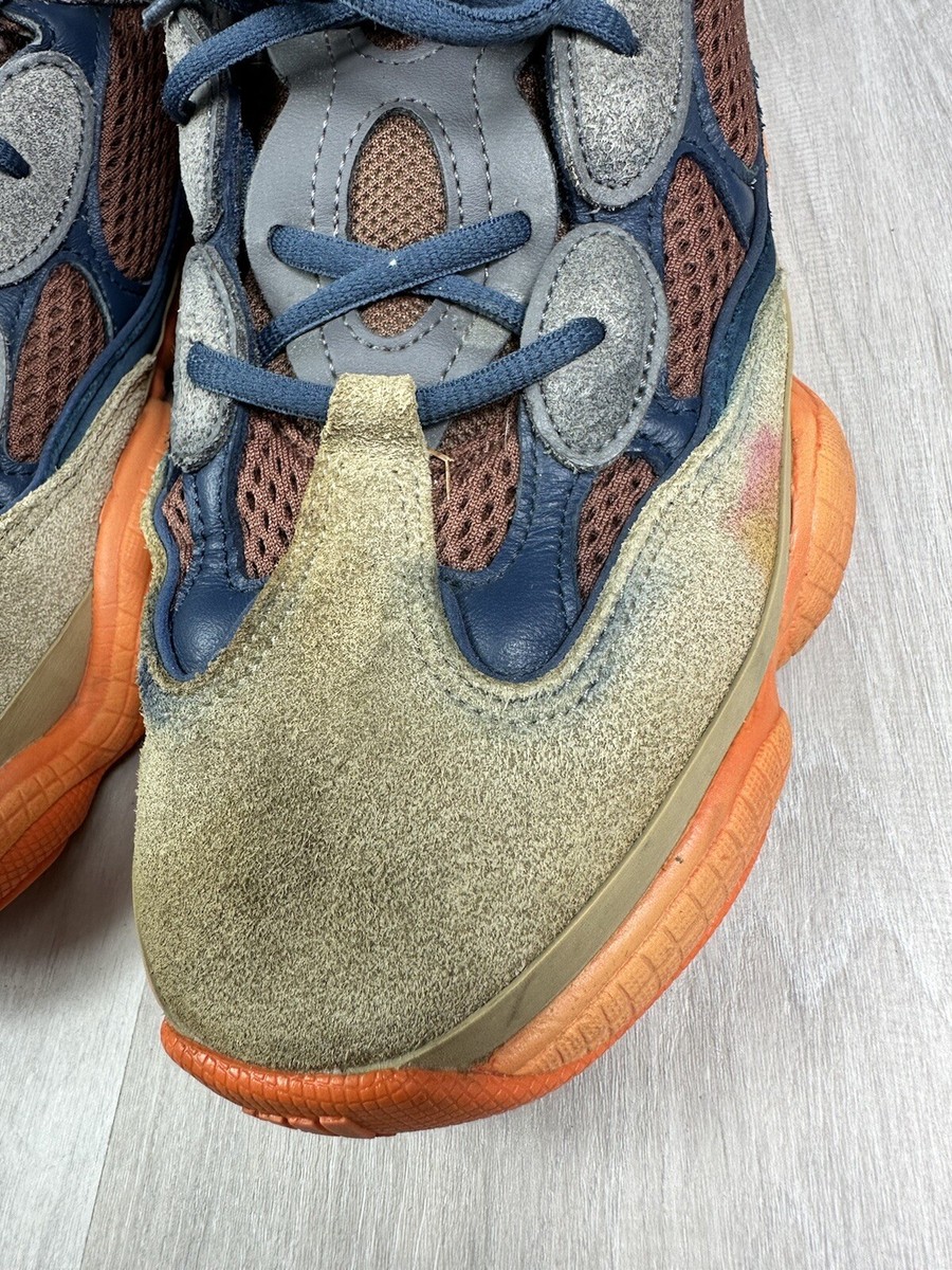 Adidas Yeezy 500 Enflame Blue Tan Orange OG All GZ5541 No Adidas Yeezy 500 Enflame Blue Tan Orange OG All GZ5541 No