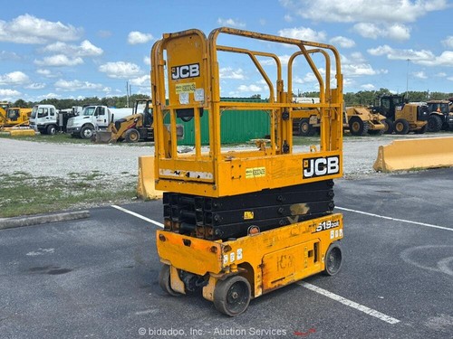 2018 JCB S1930E 19' Electric Scissor Lift Man Aerial Platform bidadoo ...