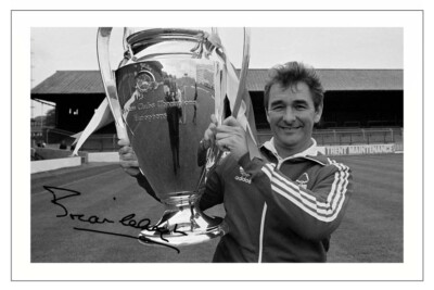 BRIAN CLOUGH Signed Autograph PHOTO Signature Gift Print NOTTINGHAM ...