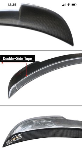 Real Carbon Fiber Trunk Spoiler Wing Lip for Ford Mustang S550 15-21 ...