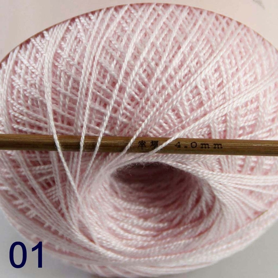 Thread No.8 Cotton Crochet Yarn Craft Tatting Hand Knit Embroidery ...