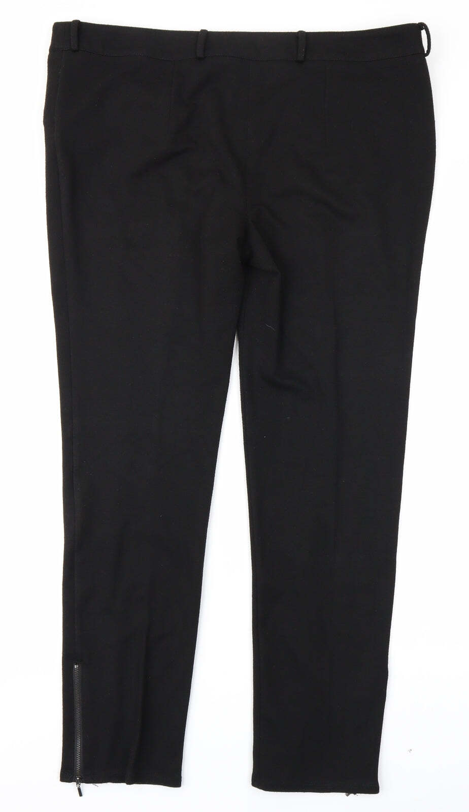 erfly Womens Black Polyester Blend Trousers Size 16 L27 in | eBay UK