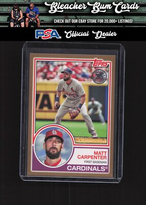 2018 Topps 83-11 Matt Carpenter 1983 Baseball Gold /50 | eBay