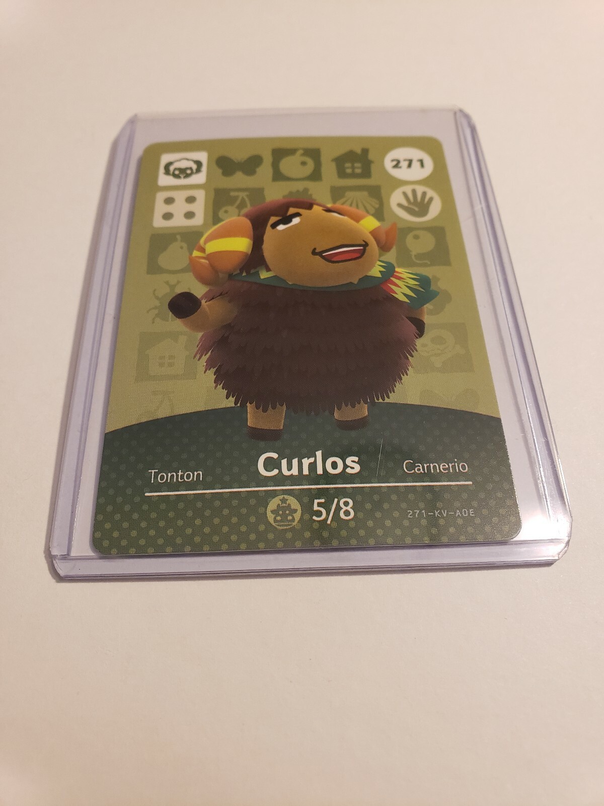 Curlos # 271 Animal Crossing Amiibo Card Horizons Series 3 MINT NEVER ...