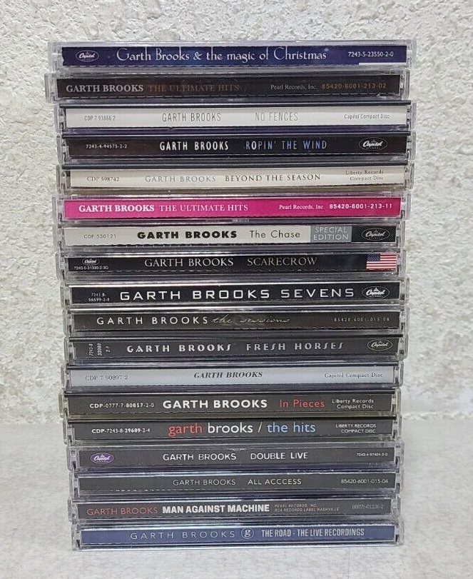 Garth Brooks Country Music CD Lot Of 18 Man Against Machine Chase Seven ...