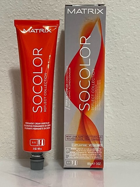 Matrix Socolor Reflect Collection Cream Hair Color 8cc - Medium Blonde ...