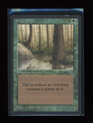 MTG Arabian Nights SINGING TREE Creature LP Rare RESERVED LIST Combine ...