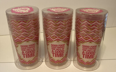 NWT Naughty Betty Good Food Good Friends One Hell Of A Good Time. 3 Pks ...