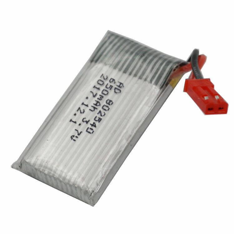 2pcs 3.7V 25C 650mAh LiPo Battery 802540 JST plug For Helicopter Models ...