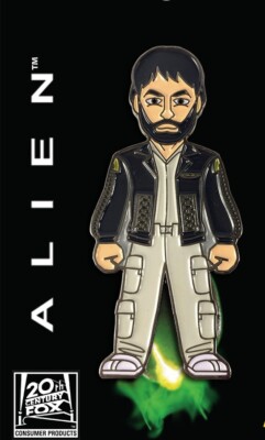 Alien Movies Standing Dallas Figure Large Colored Enamel Metal Pin NEW ...