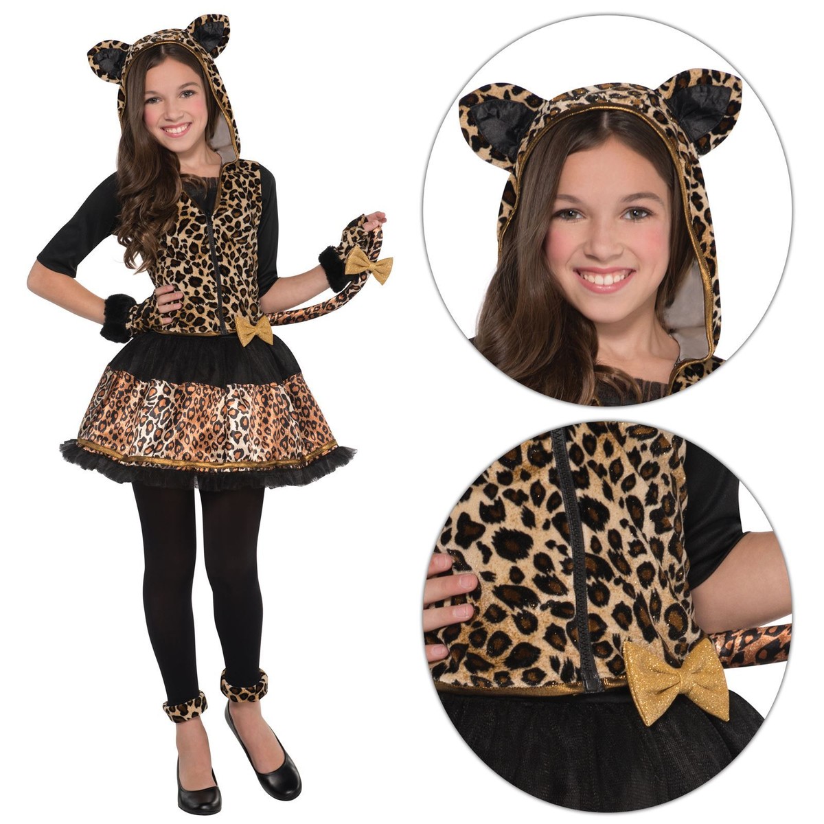 Leopard Cat Costume For Girls Children Girls Adult Funny Halloween
