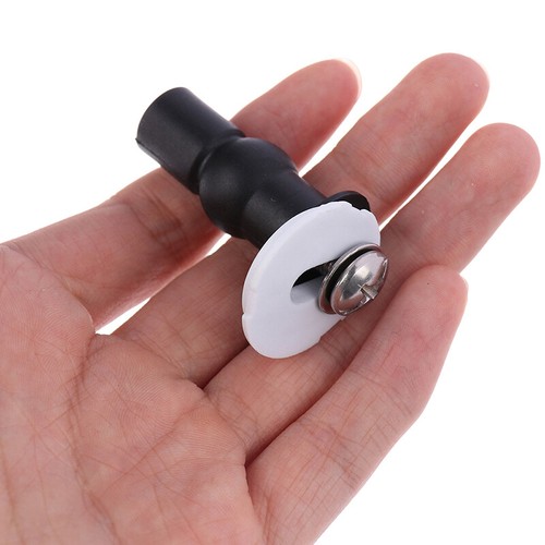 2pc Toilet Seat Top Fix Screws Fixings Universal Expanding Rubber Screw ...