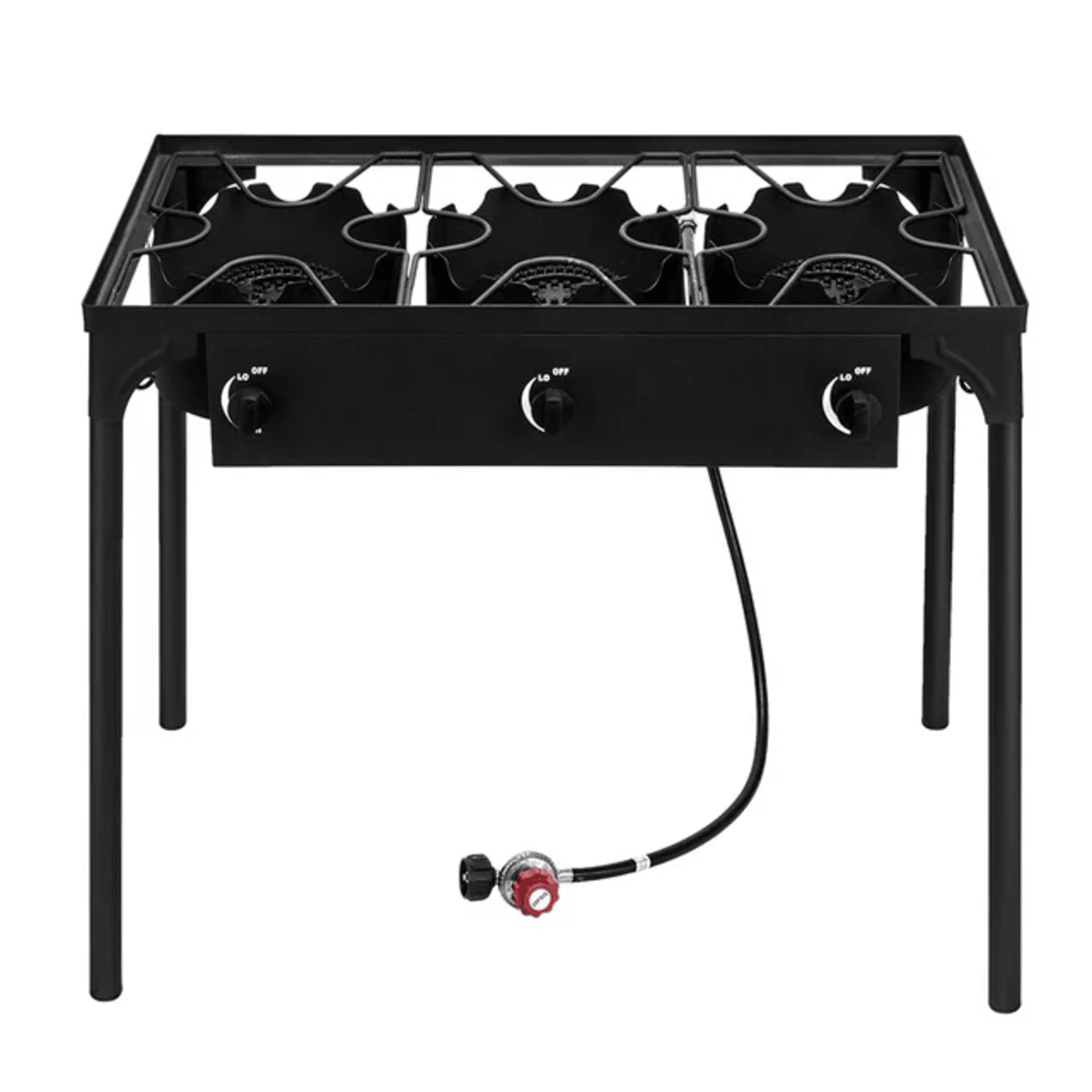 Ktaxon EX83-5 3 Burner Gas Propane Cooker Outdoor Camping Picnic Stove ...