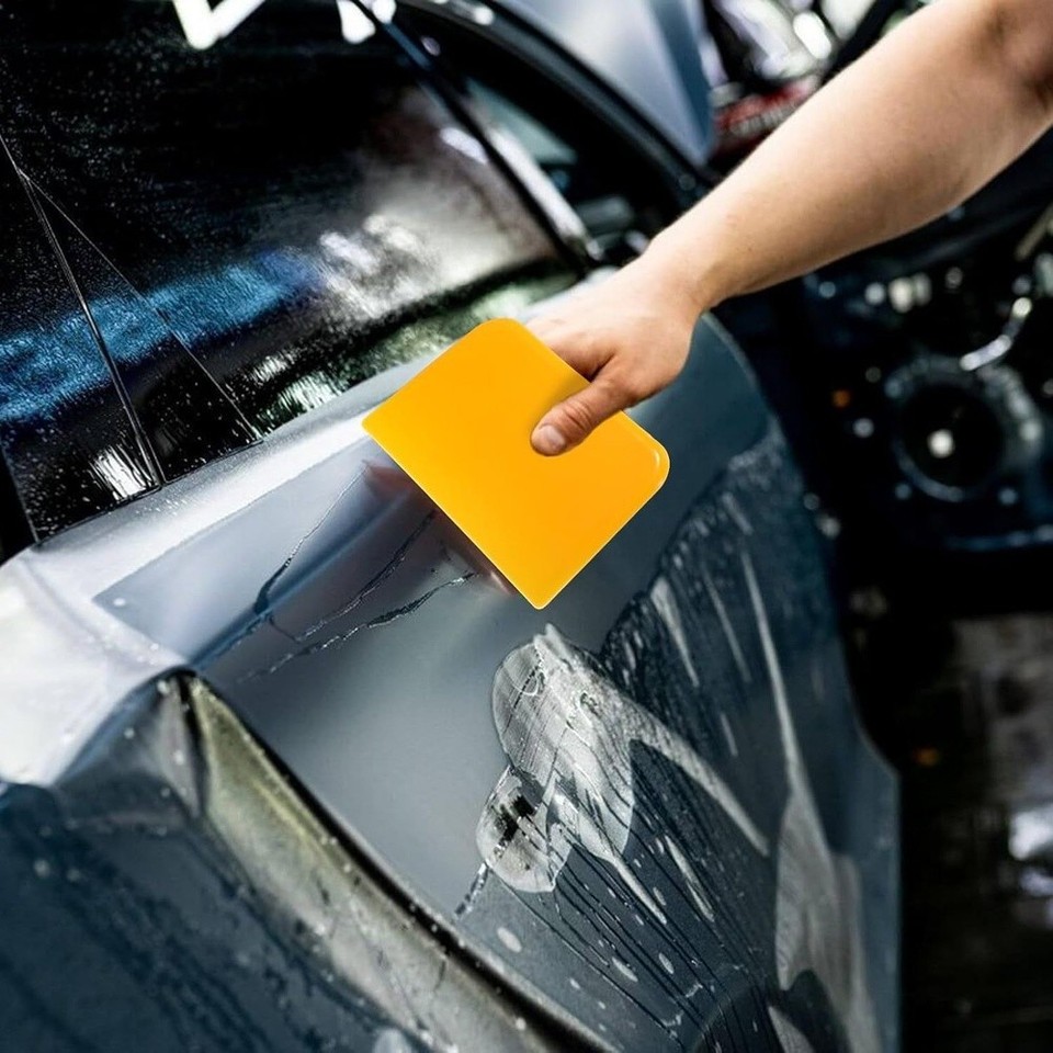 9 Piece Plastic Scraper Set for Window Tinting For Car Use Small Medium ...