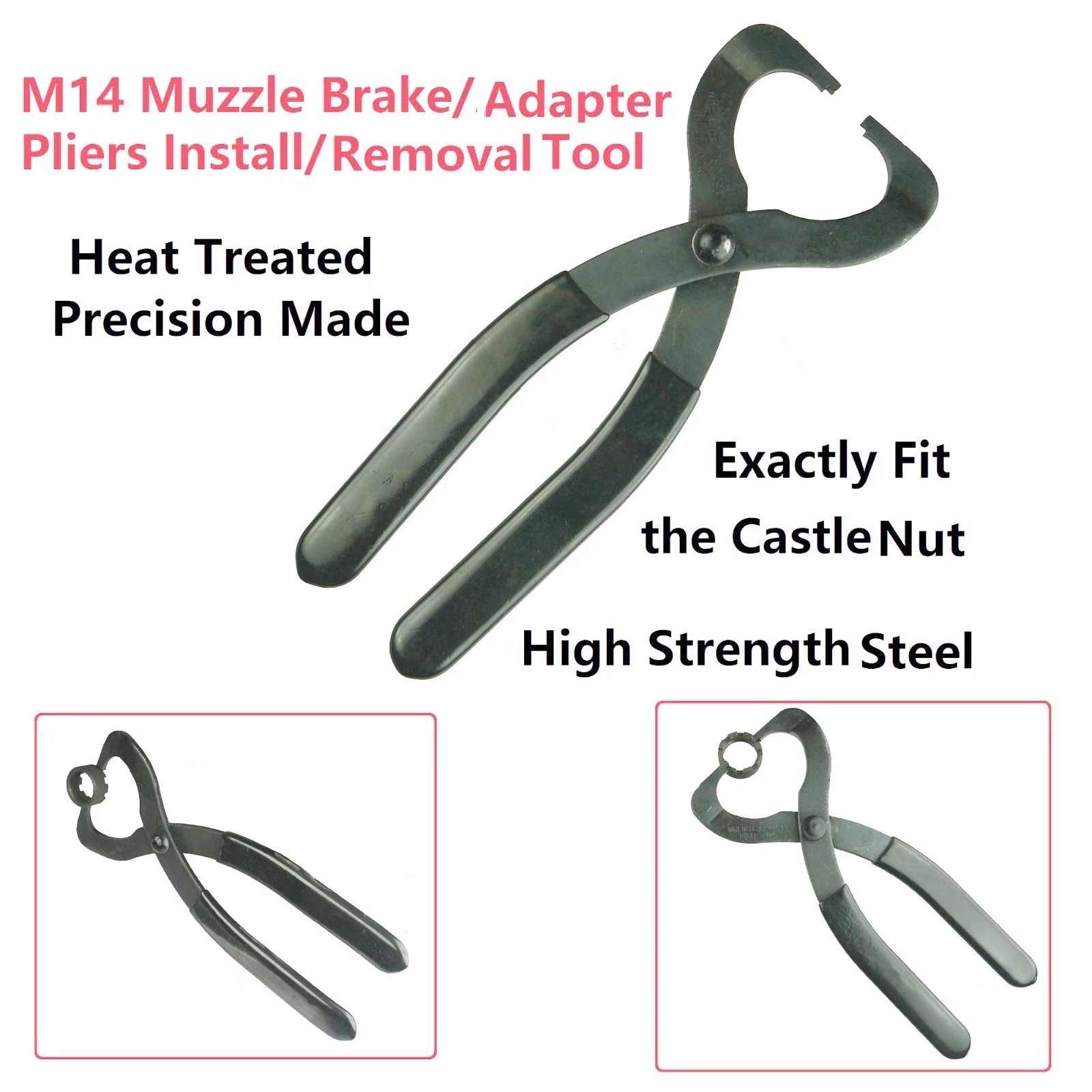 Steel Muzzle Brake And Nut Removal And Installation Pliers Tool | eBay