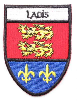 Laois Crest Patch, Irish County Crest Patch. Laois County, Sew on Patch ...