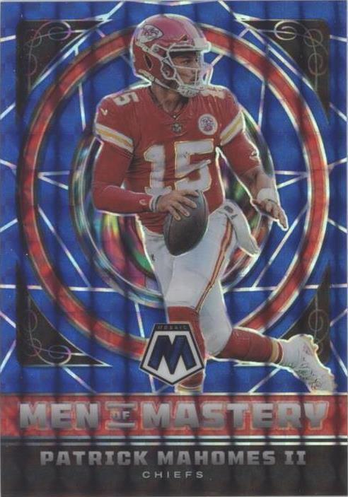 2022 Panini Mosaic - Men of Mastery Patrick Mahomes II #MM-4 Blue ...