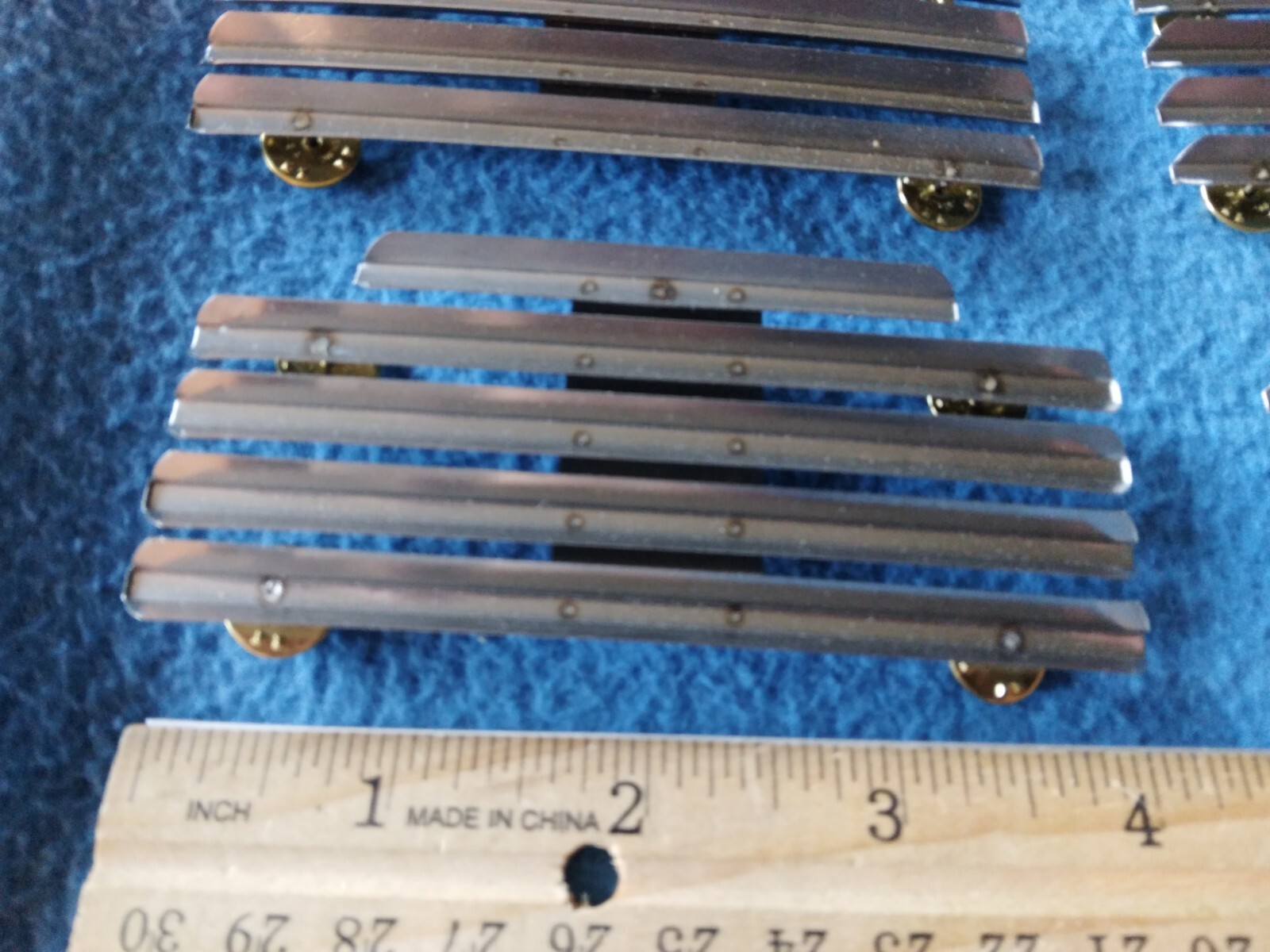 LOT OF 12 - GENUINE U.S. RIBBON MOUNTING BARS: FITS 14 RIBBONS - NEW ...