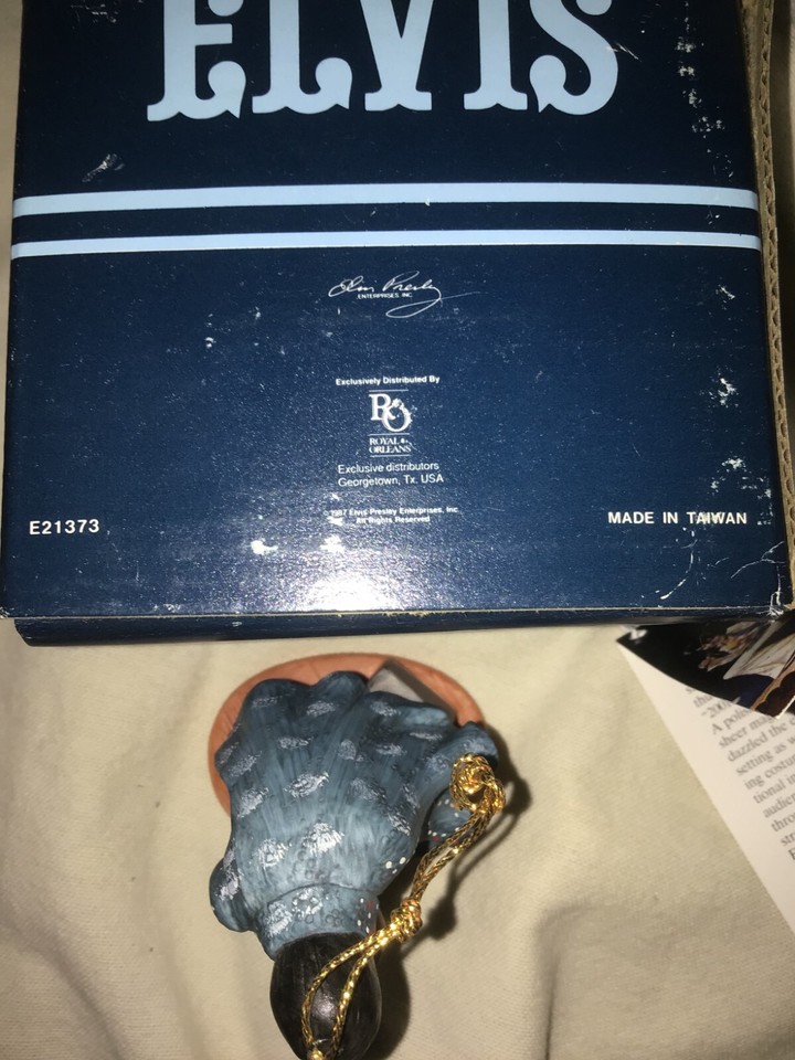 ELVIS PRESLEY- ROYAL ORLEANS MINIATURE FIGURINE - "LAS VEGAS" | eBay