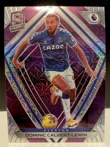 Dominic Calvert-Lewin 2020-21 Chronicles Spectra Purple Mojo Prizm #18 ...